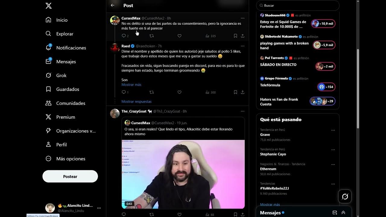 LA MAYOR HATER DE DALAS NO PUEDE MÁS Y DEFIENDE SU HONOR TRAS ACUSACIONES DE BLANQUEAR A ...