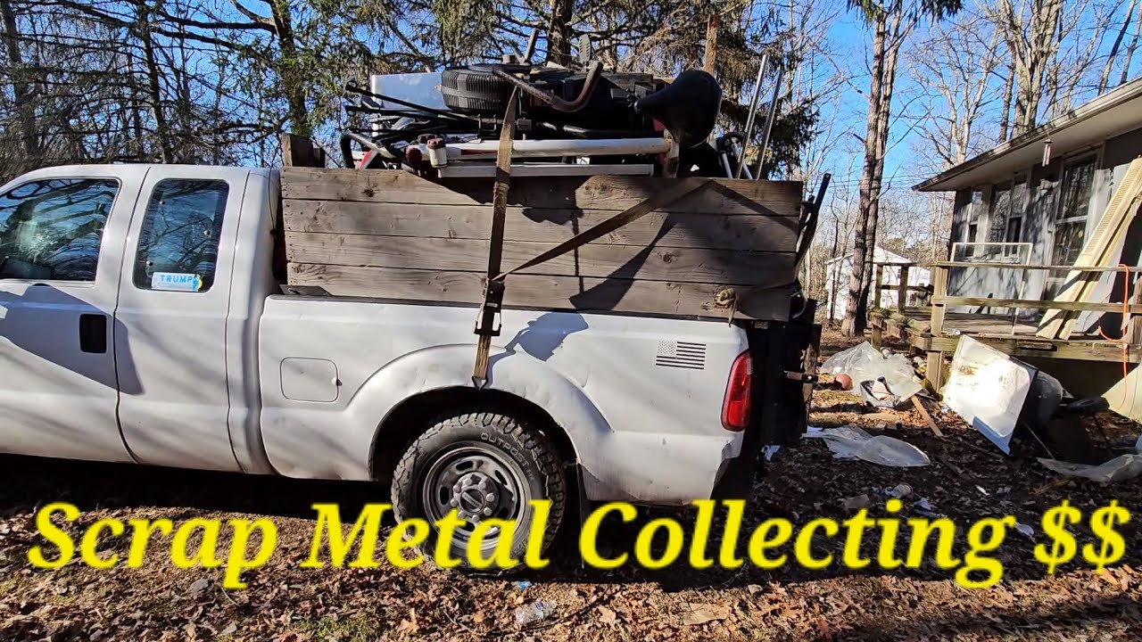 I Scrapped Metal For Money. come join me - YouTube
