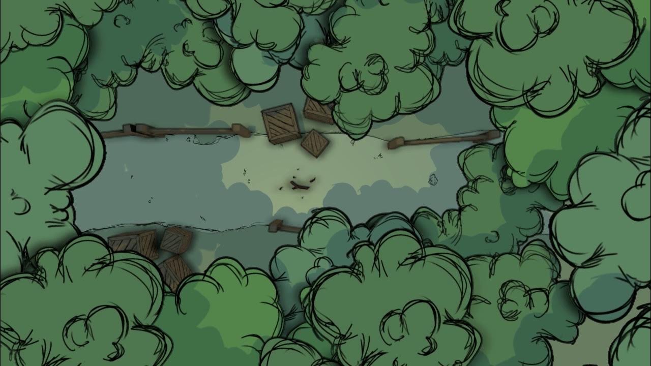 Unity3D - hand drawn textures test - YouTube