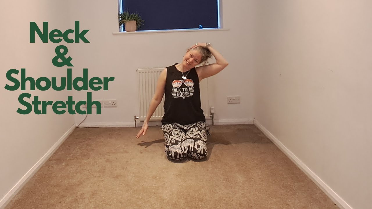 Tight Neck? Tense Shoulders? Quick 5 min Yoga Flow! - YouTube
