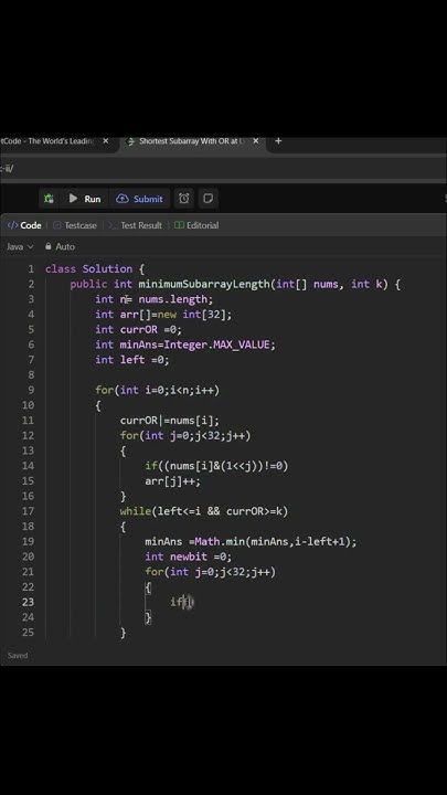 Leetcode Daily Challenge Leetcode3097 Coding Dsa Stringalgorithms Java Youtube