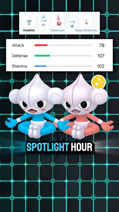 Meditite Spotlight Hour in Pokémon GO #pokémongo - YouTube