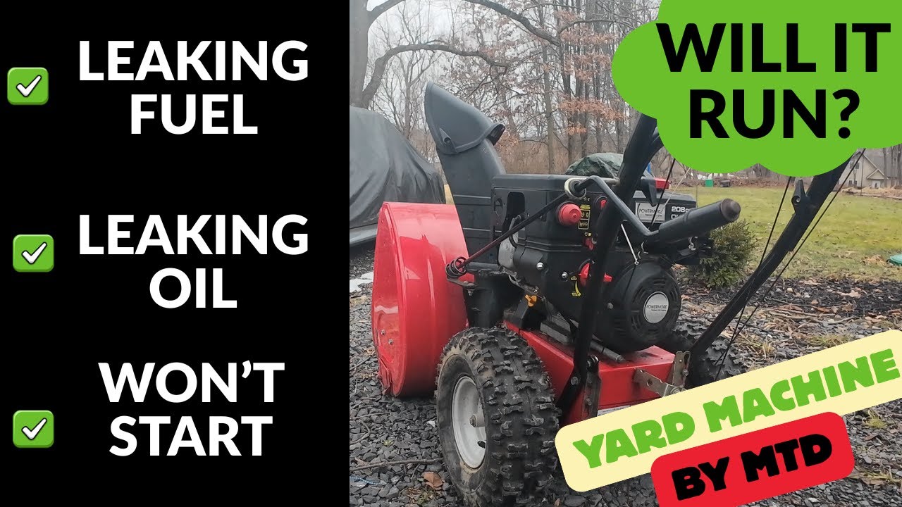 Will it run? MTD snow blower with Powermore 208cc engine restoration ...