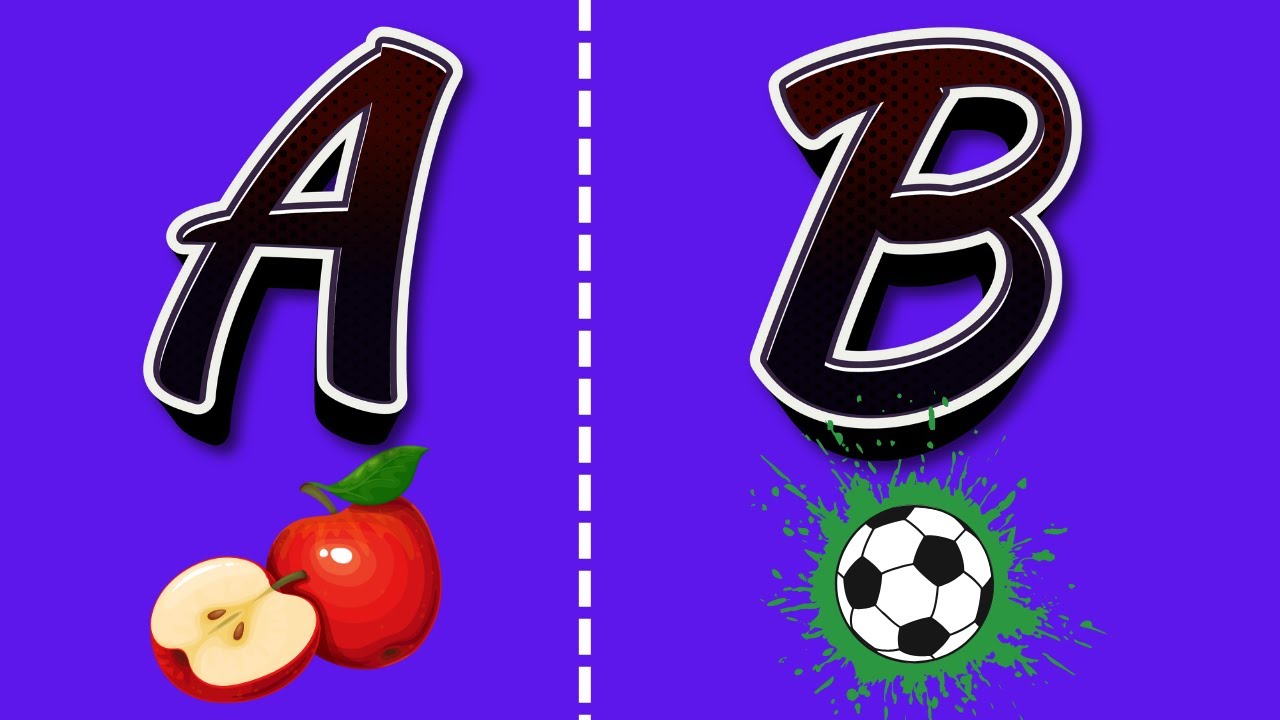 🍎 Phonics ABC: A for Apple to Z for Zebra 🦓 | Alphabet Song for ...