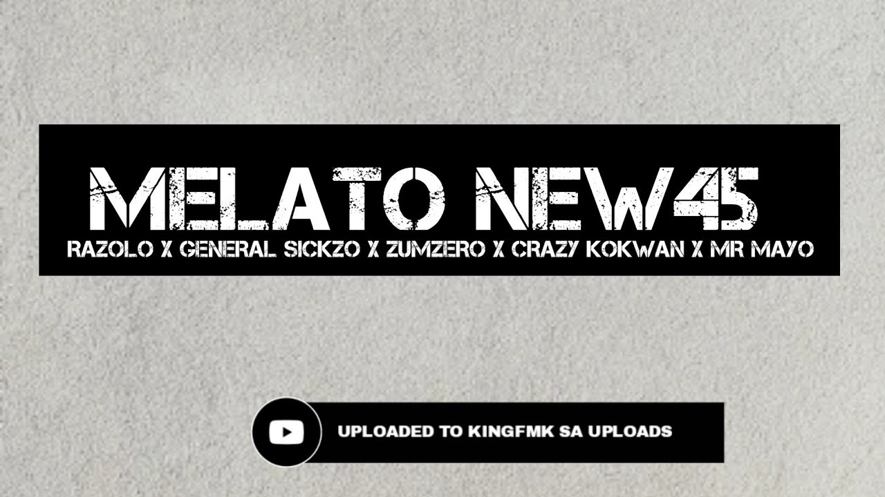 DR RAZOLO X GENERAL SICKZO X ZUMZERO X CRAZY KOKWAN X MR MAYO _ MELATO ...