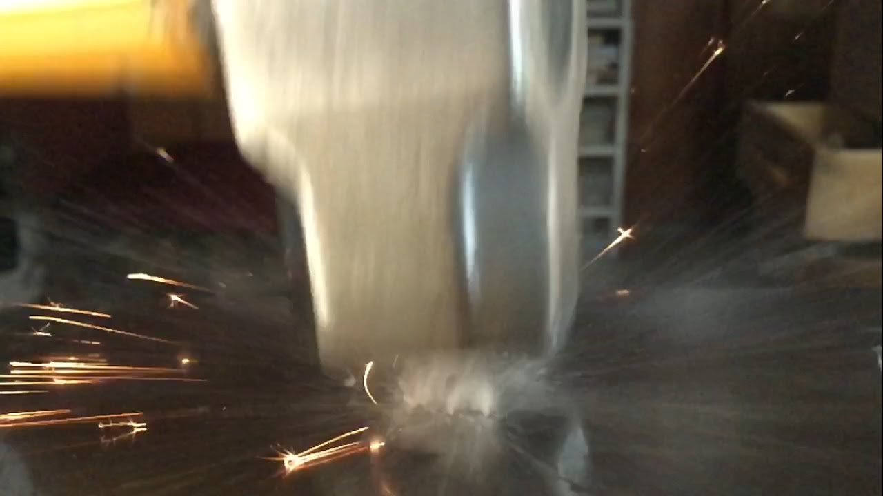 Stone Smashing, Slow Motion - YouTube