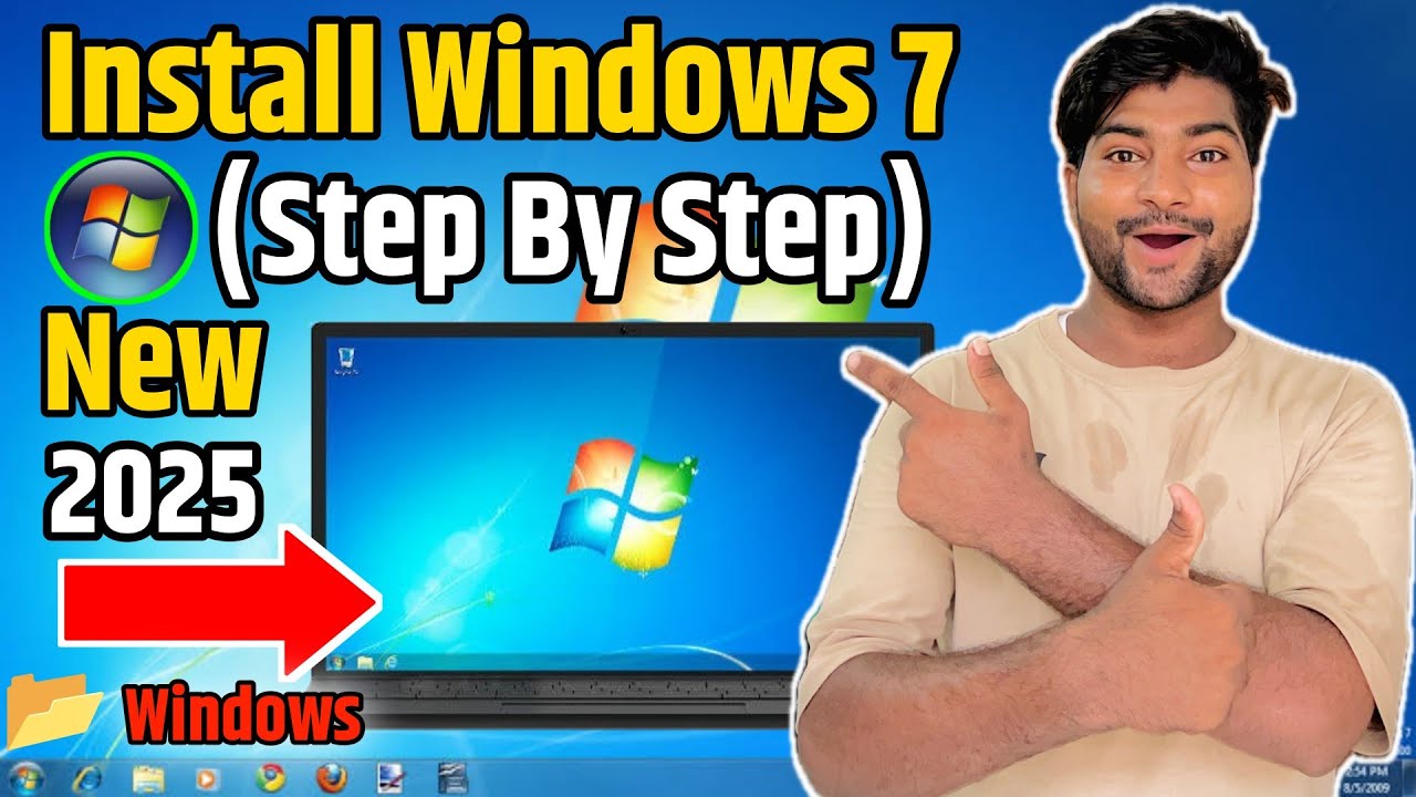 How to Install Windows 7 in 2025 | Windows 7 Installation Step by Step ...