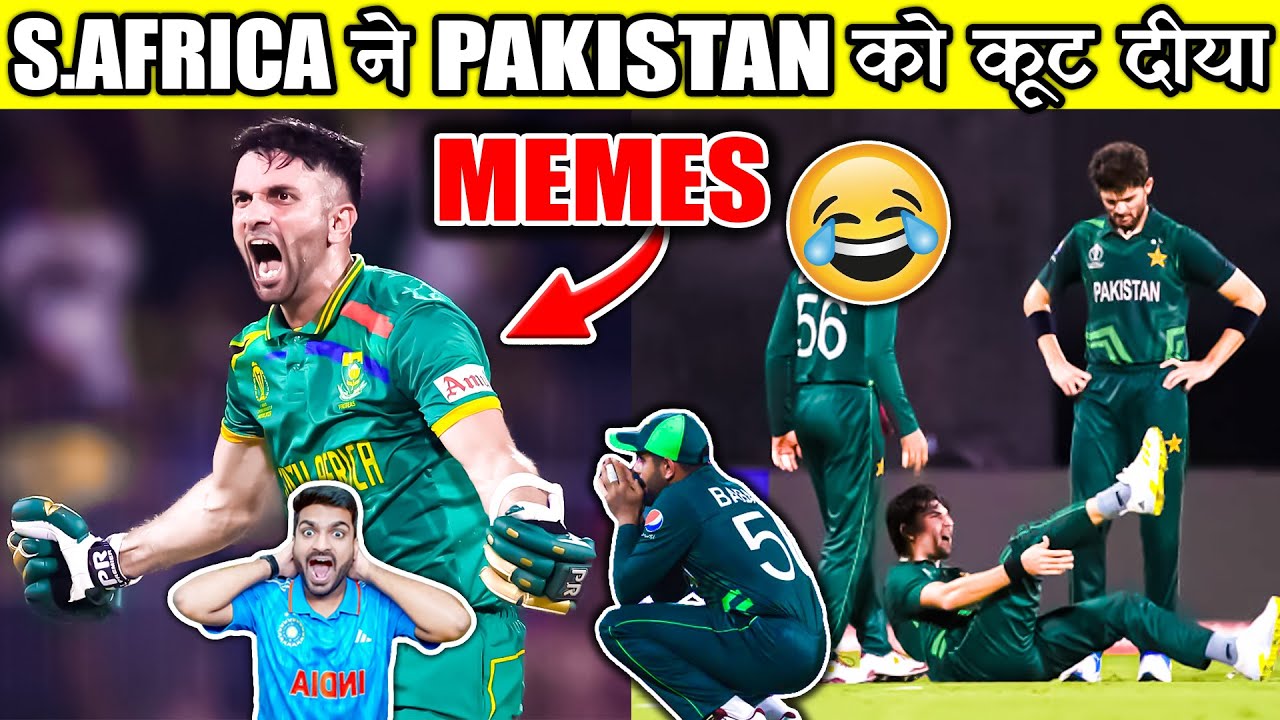 SA ने PAKISTAN को रुला दिया😂 PAK vs SA WC 2023 MEMES - YouTube