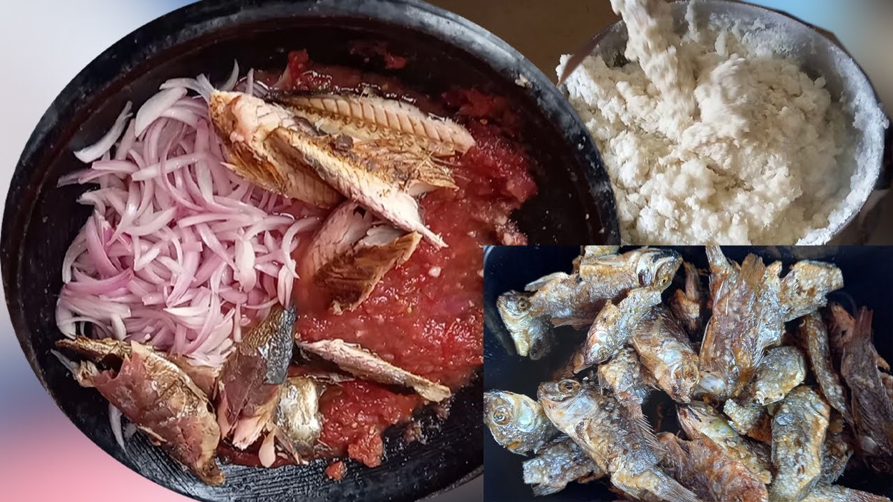 African Village Life | Cooking Ewe food Ewo Kple & Tadzi | Typical ...