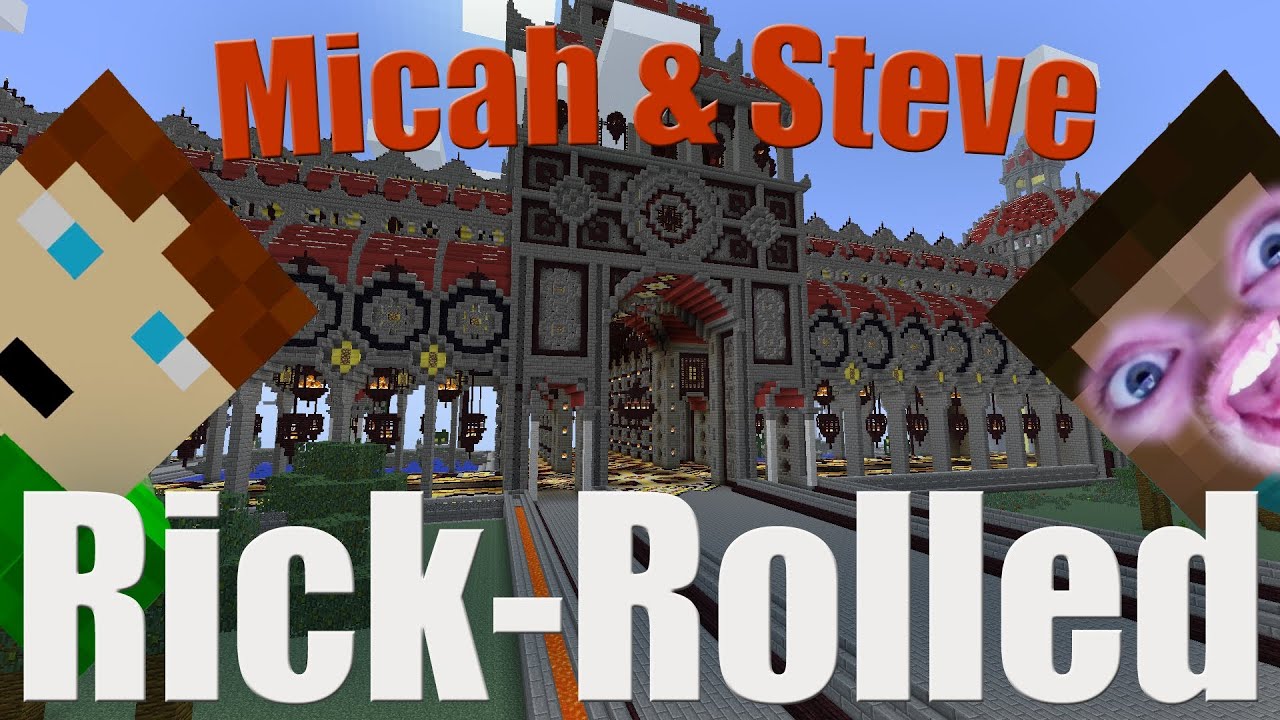 Rick-Rolled (in Minecraft) - YouTube