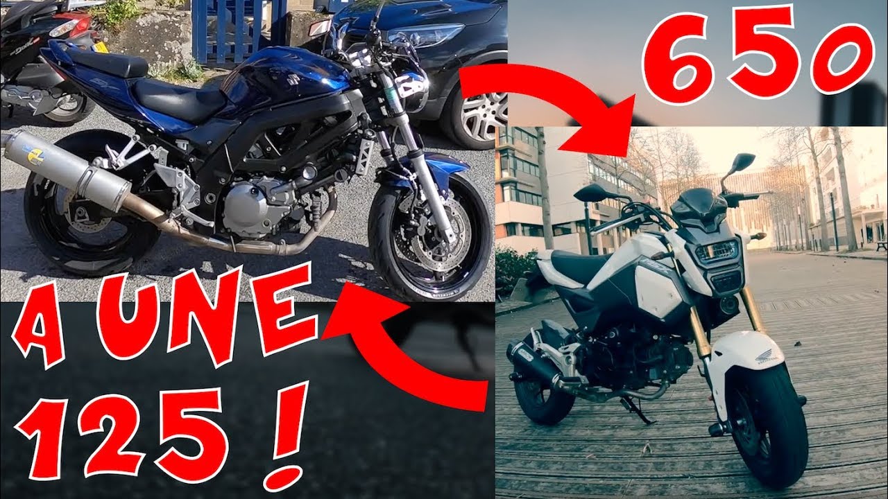 PASSER D'UN GROS CUBE À UNE 125, POURQUOI CE CHOIX ? - YouTube