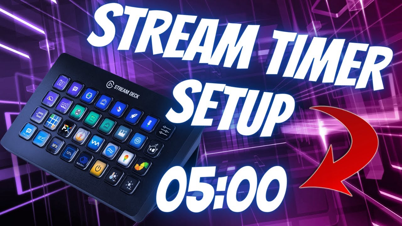 Elgato Stream Deck Timer Button Setup Tutorial for your Starting Soon ...