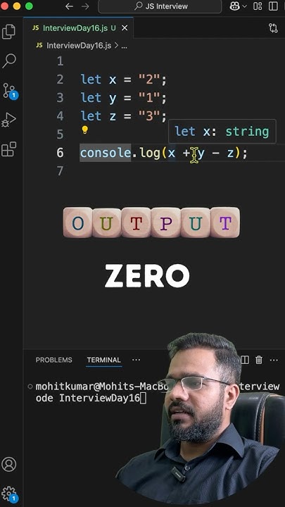 JavaScript Interview Question #13 | #MohitDecodes #code #logic #interview #javascript #DSA - YouTube