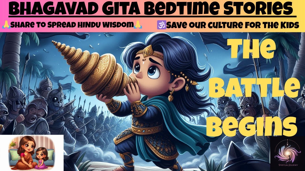 Bhagavad Gita for Kids | Episode 2: The Battle Begins| Bedtime Moral ...