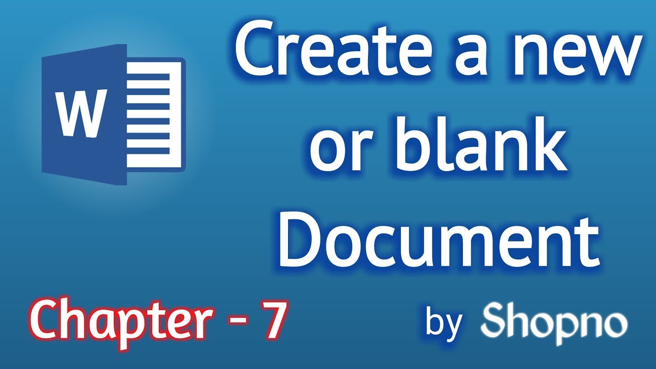 Chapter 7 1 Gift Inside How To Create A Blank Document Microsoft Chapter 7 1 Gift Inside How To Create A Blank Document Microsoft