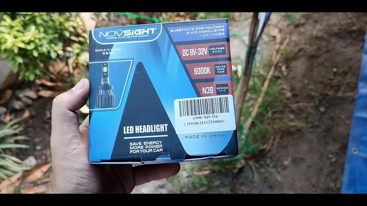 NOVSIGHT N39 LED Headlight Bulb (PANALO ITO!) - YouTube