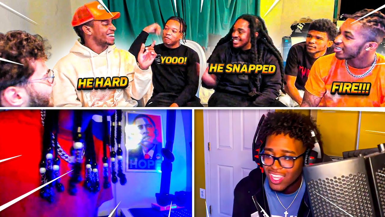 DDG iCarly "Freestyle" Battle FT. Adin, Poudii, Blou, Aqua Raps ...