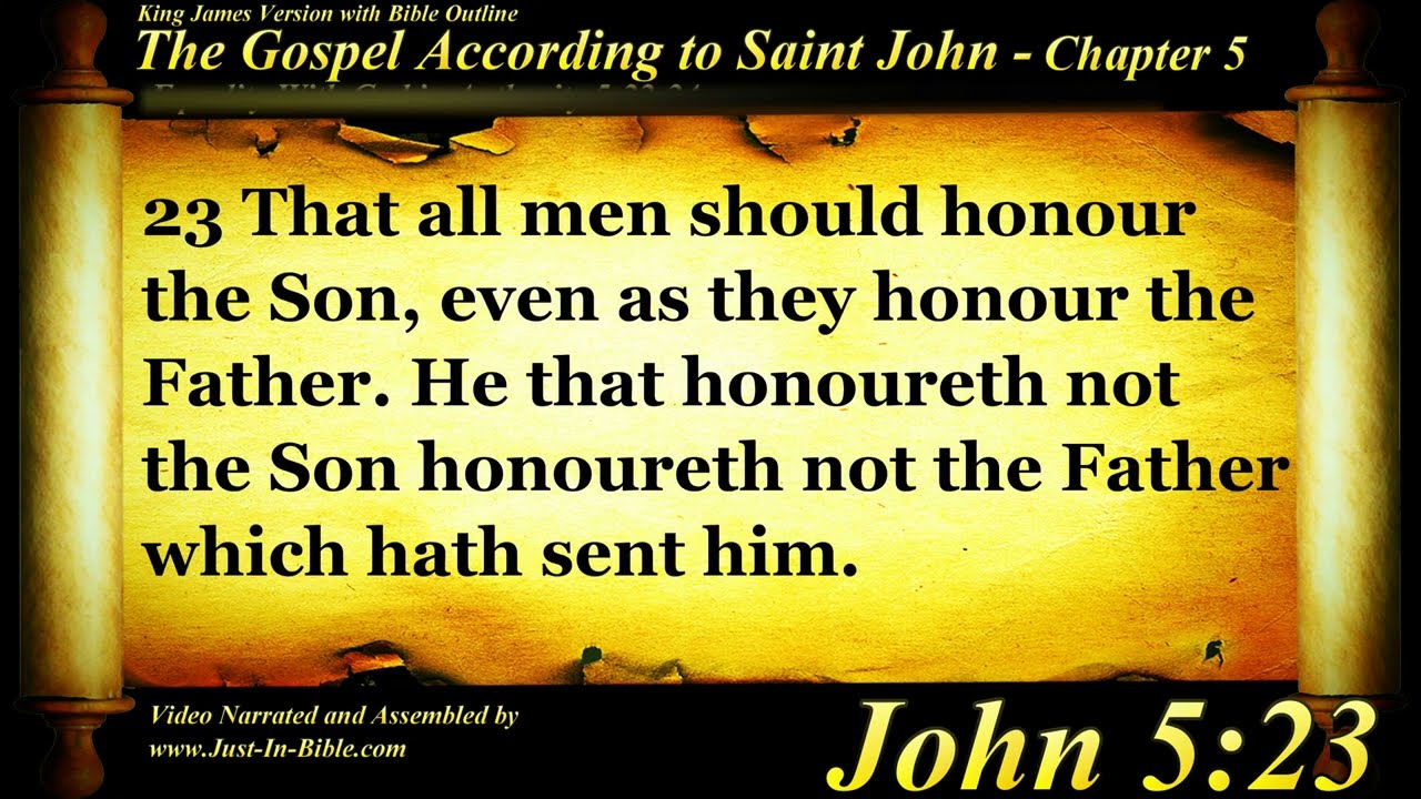 The Gospel Of John Chapter 5 Bible Book 43 The Holy Bible KJV Read