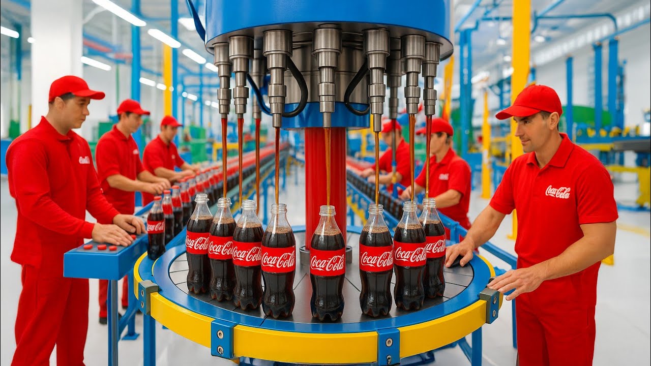 Como se HACE la COCA-COLA? 🥤 | HISTORIA Y PROCESO de FÁBRICA🏭 - YouTube