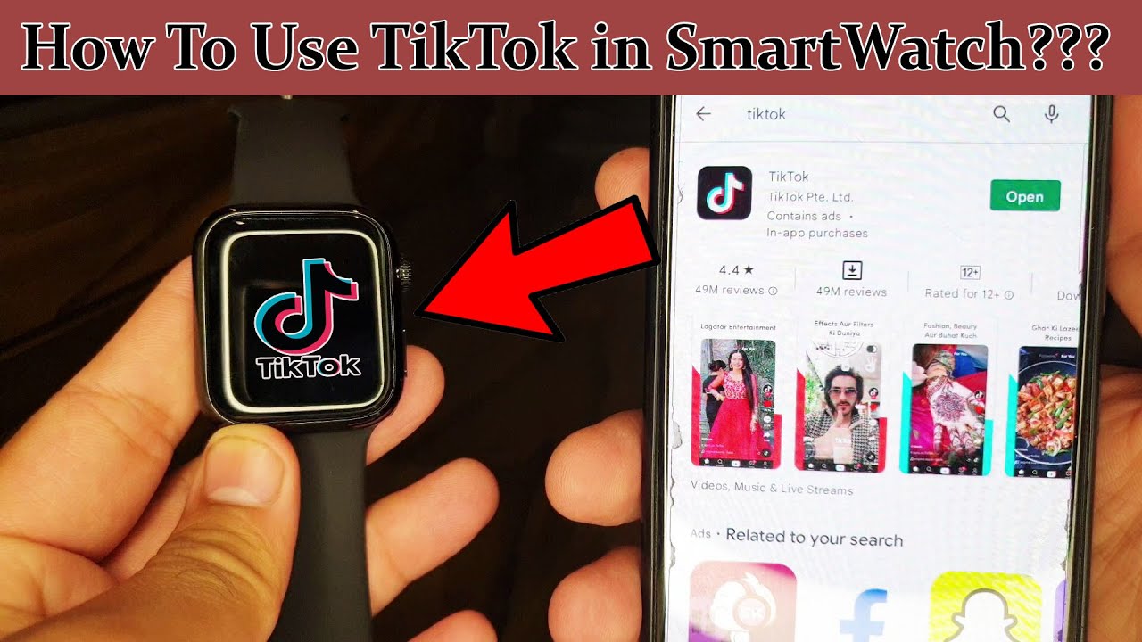 How To Use Tiktok on Smartwatch - Cantrol Media With Smartwatch - YouTube