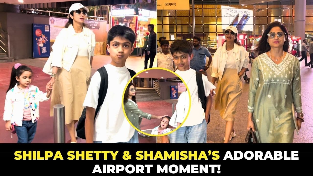 Shilpa Shetty’s Daughter Shamisha’s Adorable Airport Moment Caught on ...