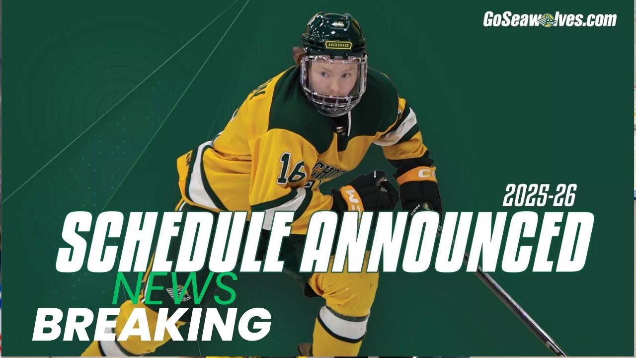 UAA Hockey Announces 2025–26 Schedule Tough Start vs Bemidji & Denver ...