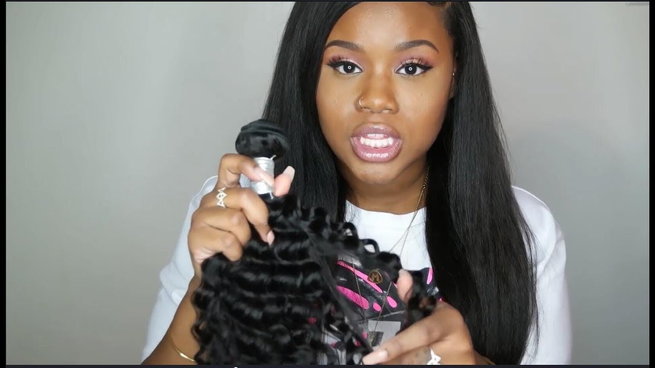 Ali Moda Malaysian Deep Wave Bundles With Frontal Review - YouTube