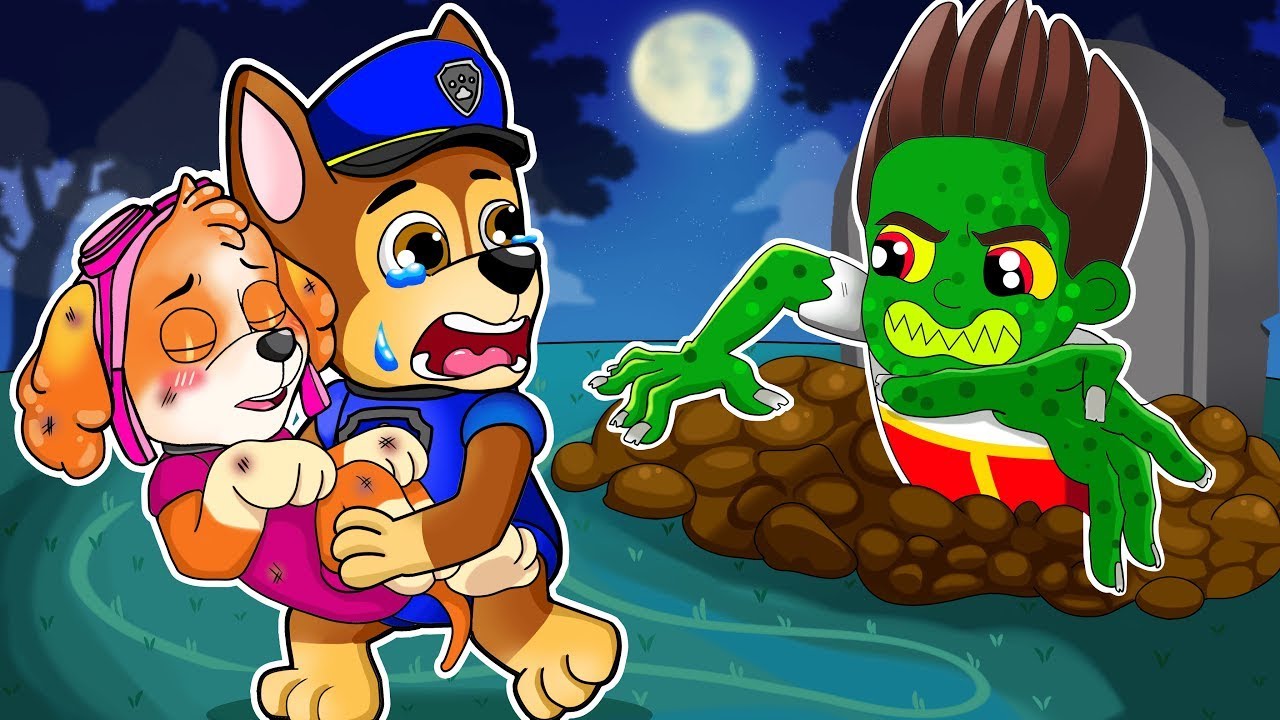 Paw Patrol The Mighty Movie: RYDER Turn Into Zombie? Zombie Apocalypse ...