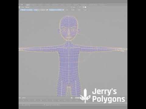 3D character body rigging using Blender - Jerry's Polygons - YouTube