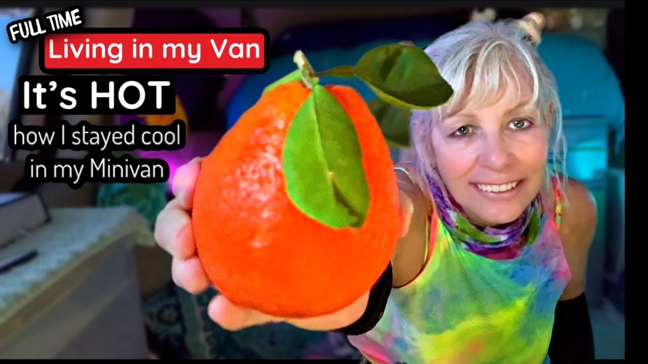 My “Cool” Set Up for 91° Arizona - Minivan Life in the Summer - YouTube