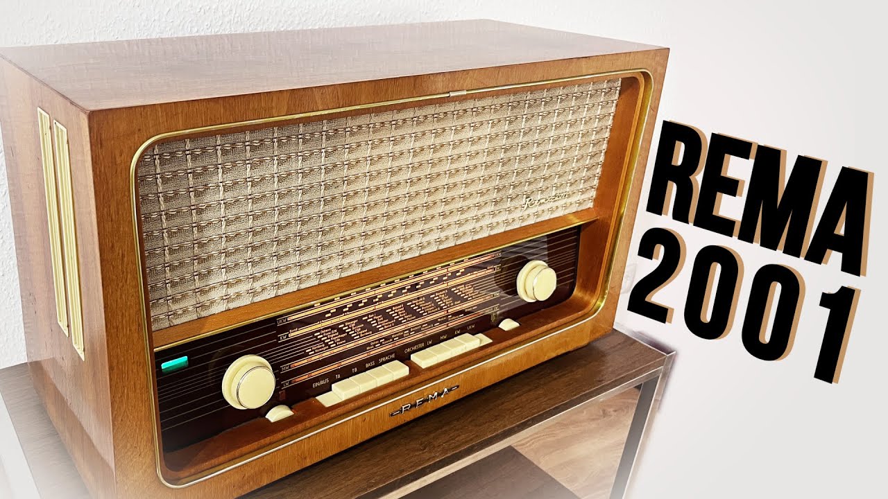 REMA 2001 - Tube Radio from East Germany GDR DDR #retroradio - YouTube