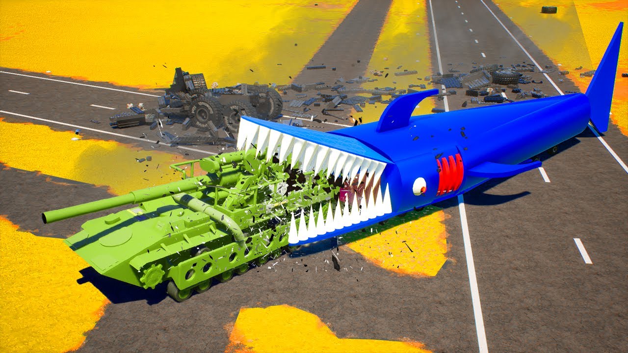 LEGO CAR EATER SHARK 3x DEVOURS GIANT LEGO MILITARY TECHNICS EVOLUTION ...