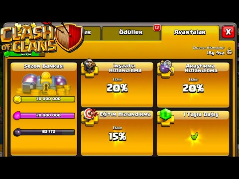 ALTIN BİLET ÖDÜLLERİNİ TOPLADIM! - Clash of Clans