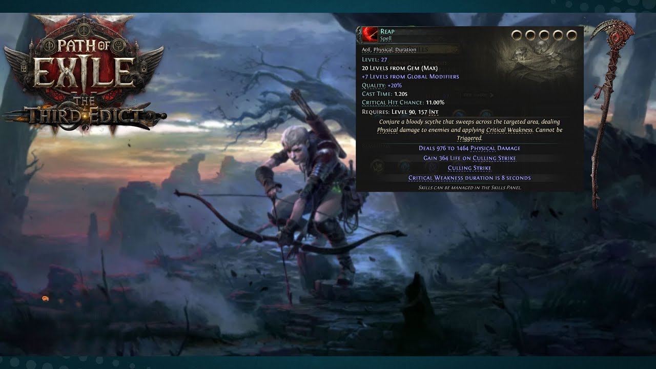 path of exile 2 LIVE 🔴 | pathfinder REAP Staff มันเท่ มันอยากจะเล่นให้ ...