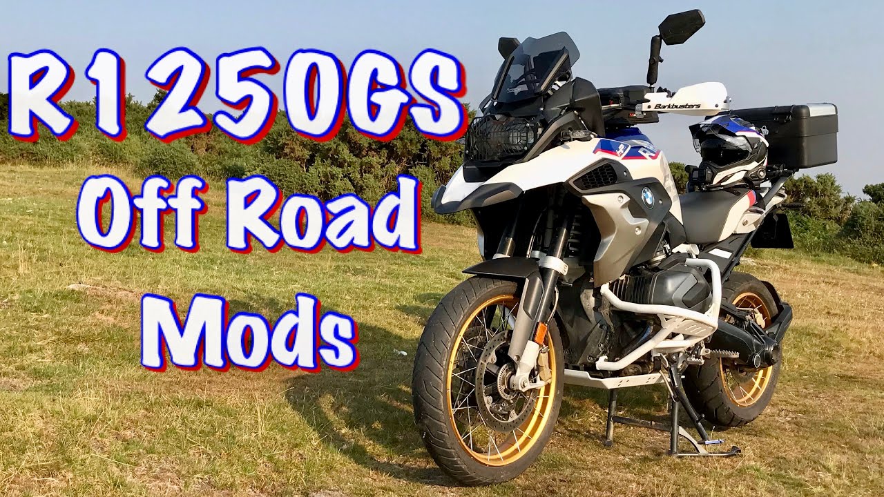 BMW R1250GS Off Road Mods - YouTube