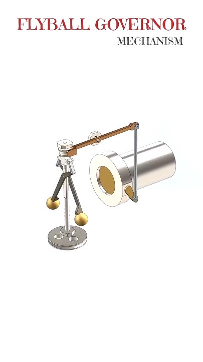 Flyball Governor Mechanism #automobile #mechanicalmechanism # ...