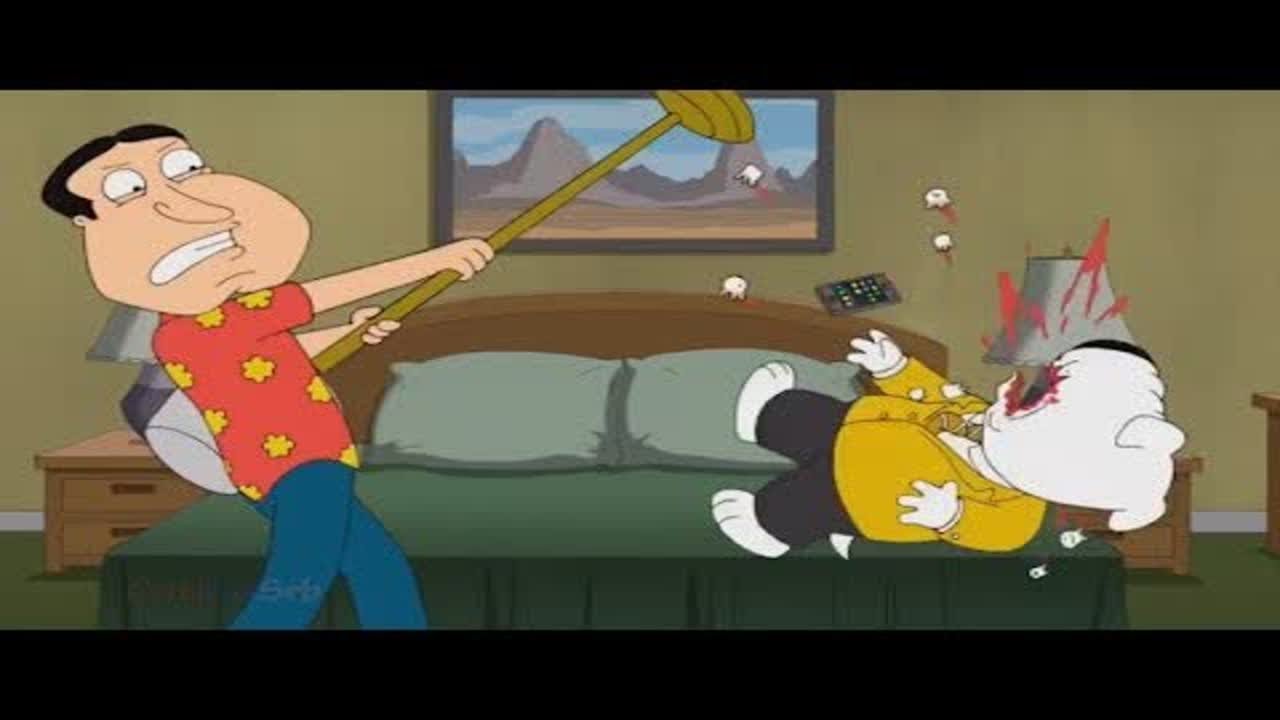 Family Guy - Quagmire Beats Up Brian - YouTube