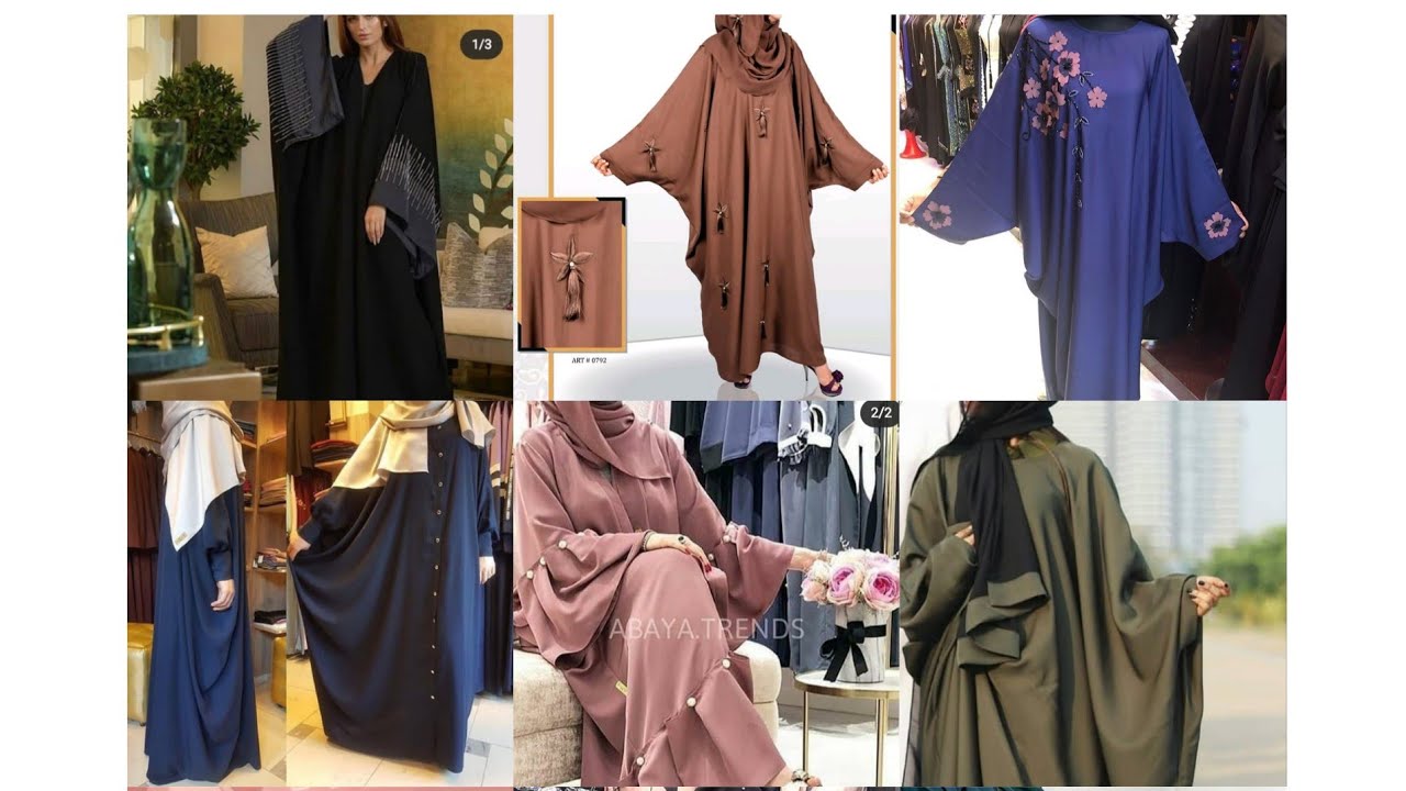 MOST TRENDING ABAYA DESIGNS FOR GIRLS 2020 //STYLISH BURQA DESIGNS ...