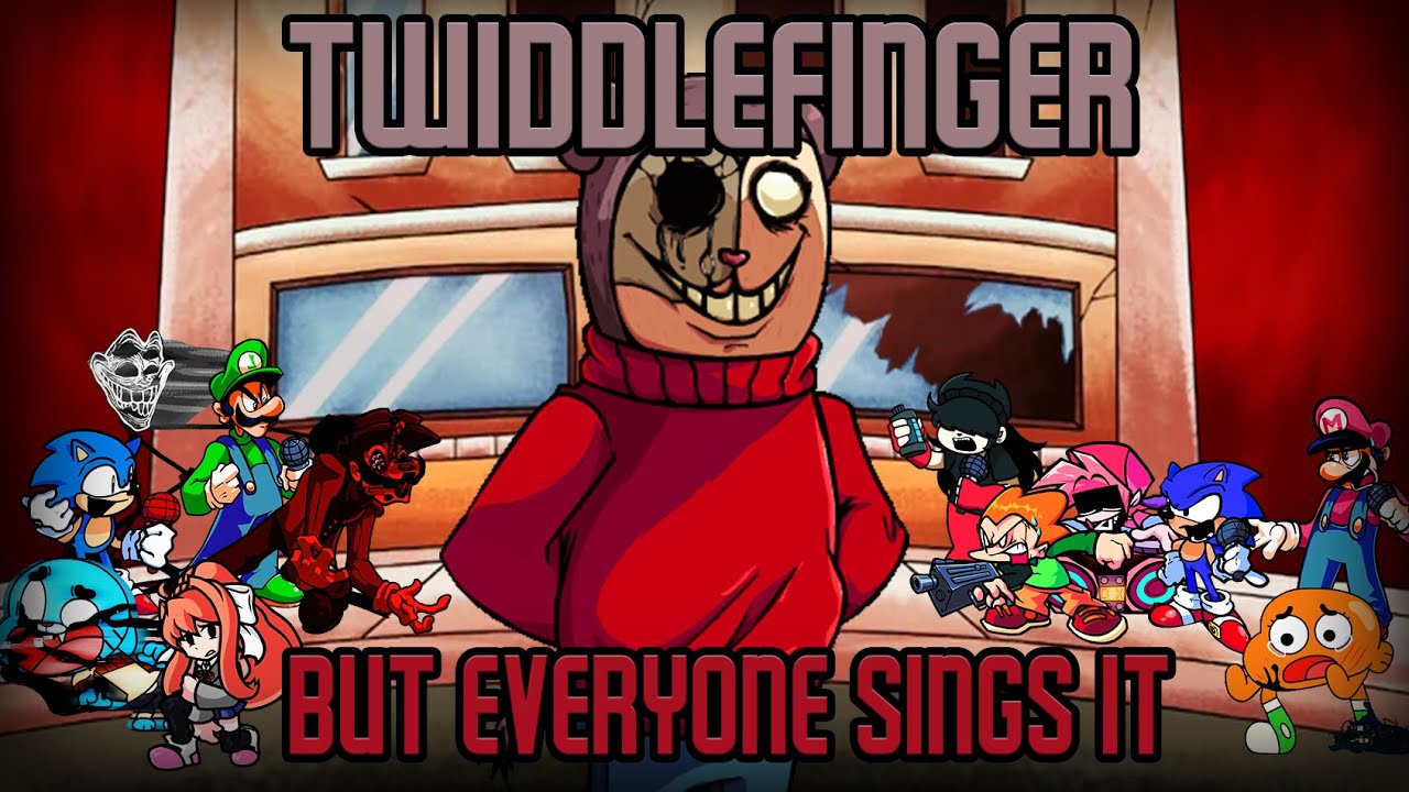 TWIDDLEFINGER but Every Turn a Different Character Sings it🎵🎤 (FNF ...