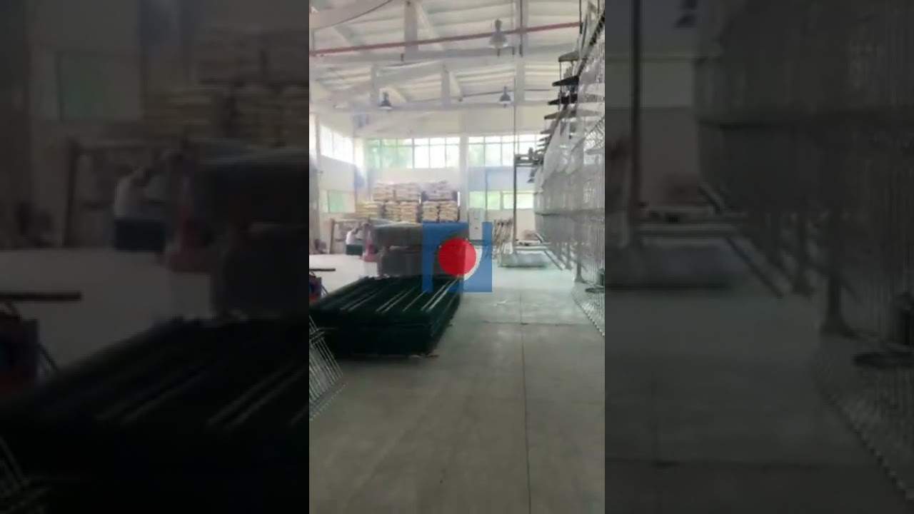 HANNA Professional fluidized bed Fence Panel Dip Powder Coating Line ...