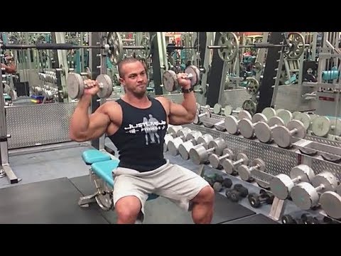 Dumbbell Shoulder Press 21s - YouTube