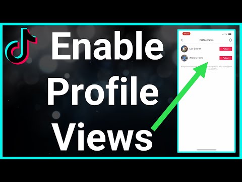 How To Turn On Profile Views On TikTok