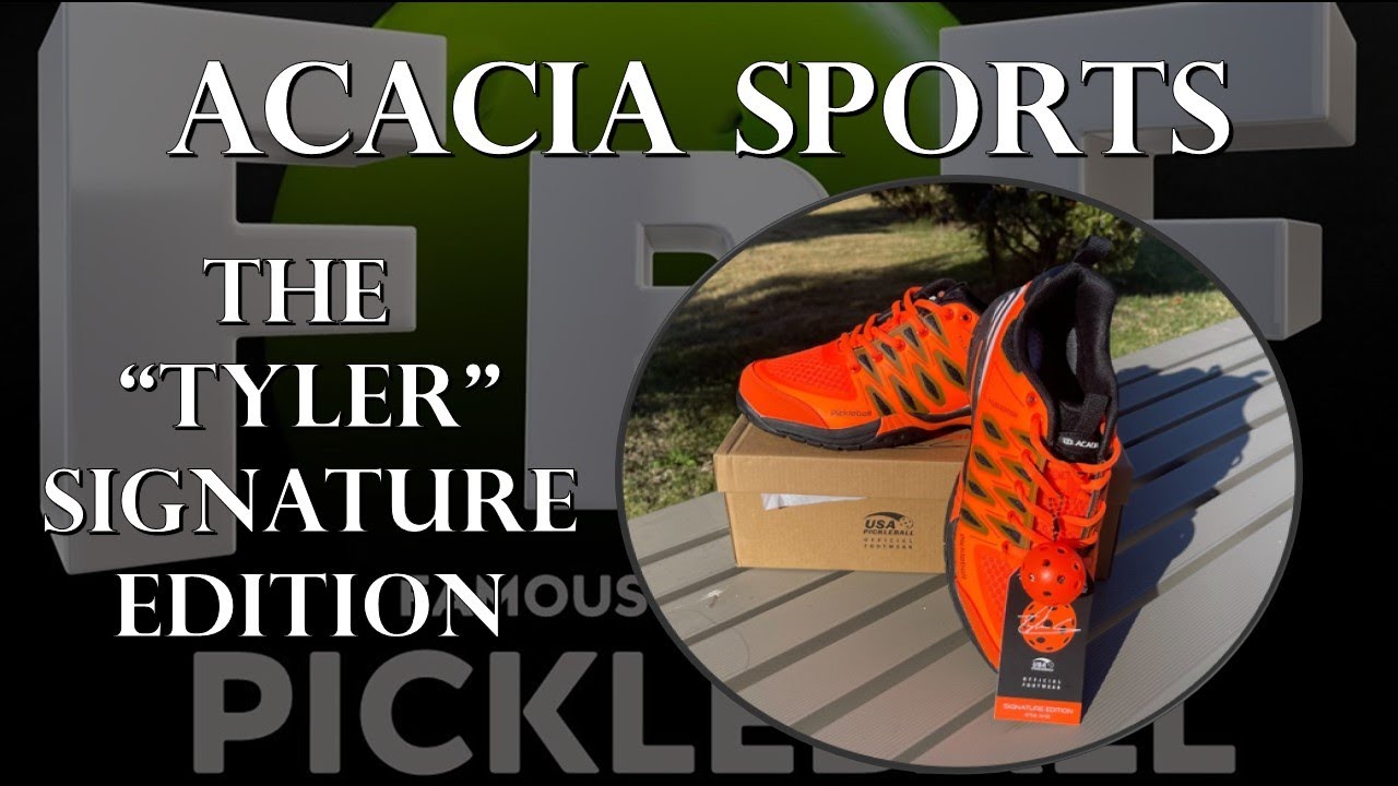 Acacia The "Tyler" Signature Edition Pickleball Shoe Review - YouTube