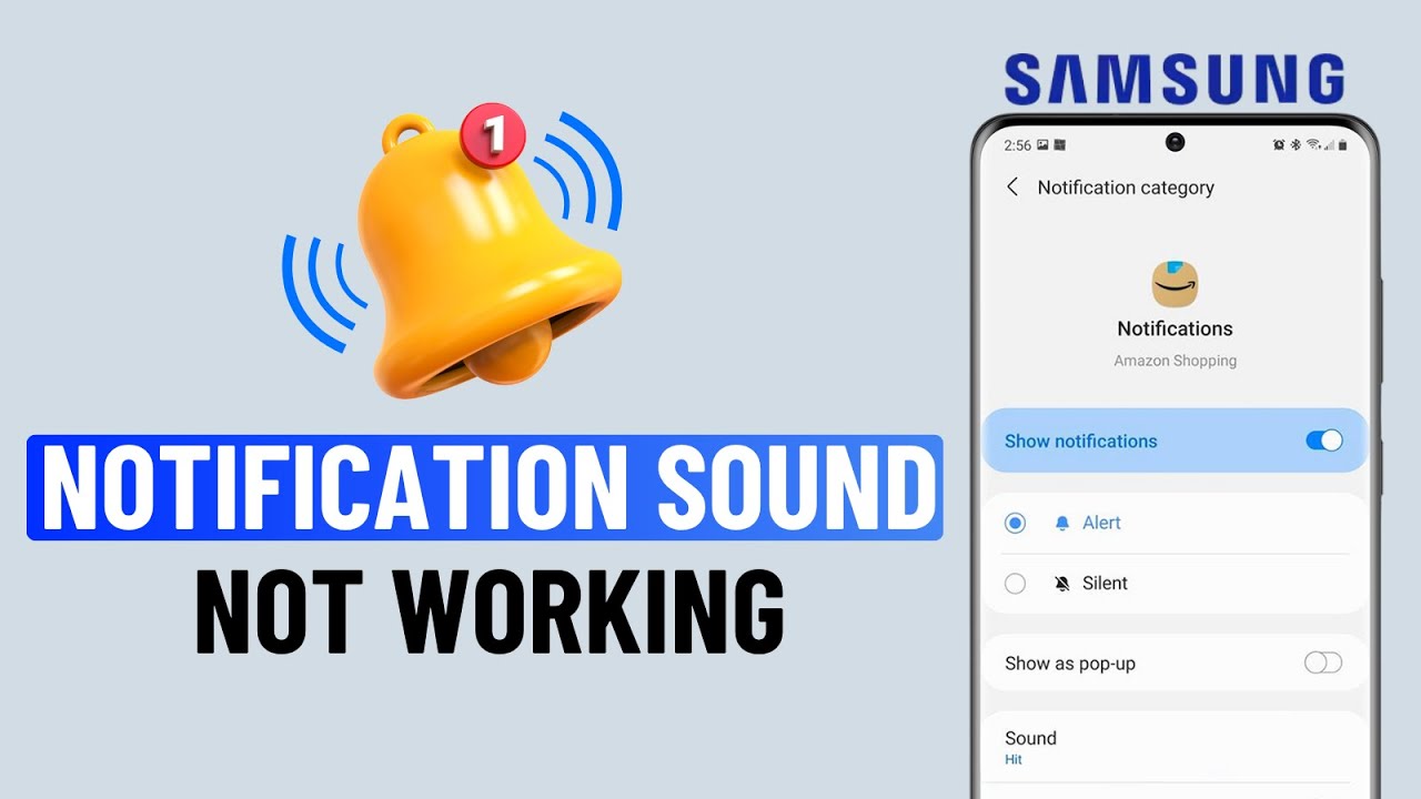 Fix Notification Sound Not Working on Samsung Phone - YouTube