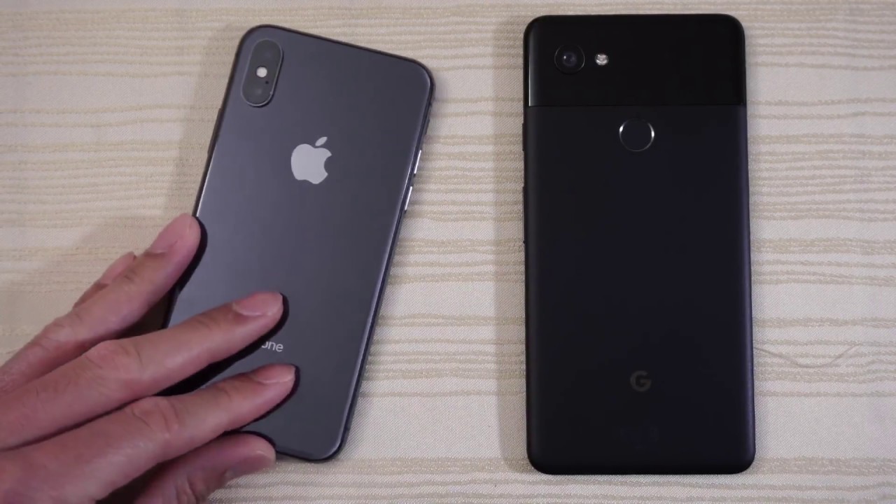 iPhone X vs Google Pixel 2! speed test-news4you - YouTube