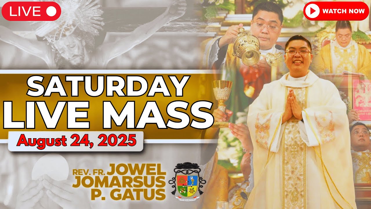 FILIPINO LIVE MASS TODAY | August 24, 2025 | Fr.Jowel Gatus Homilies ...