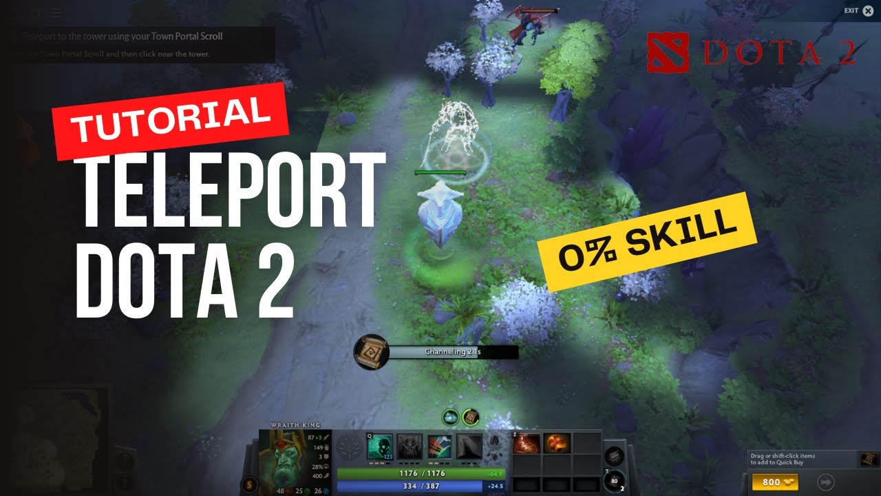 MENAMTKAN Tutorial Dota 2 - Teleporting - YouTube