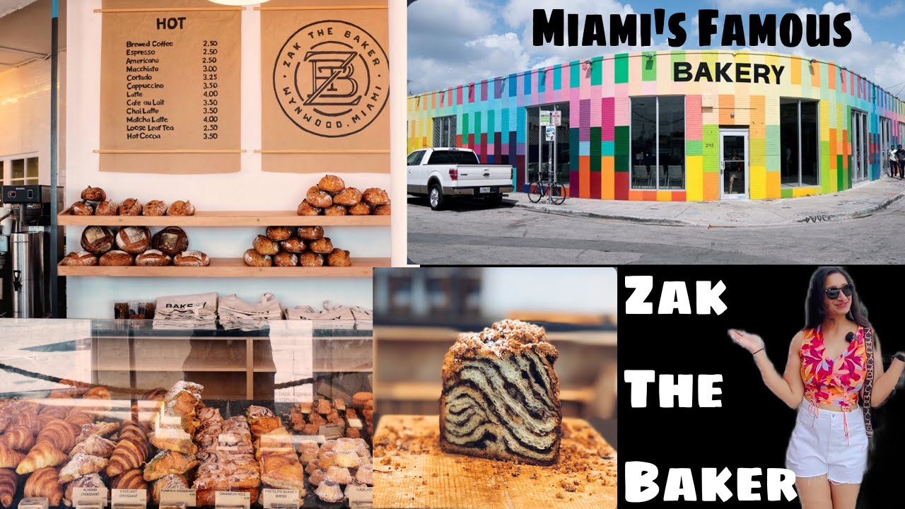Miami's Local Baker! Zak the Baker.#miami #foodie #food - YouTube