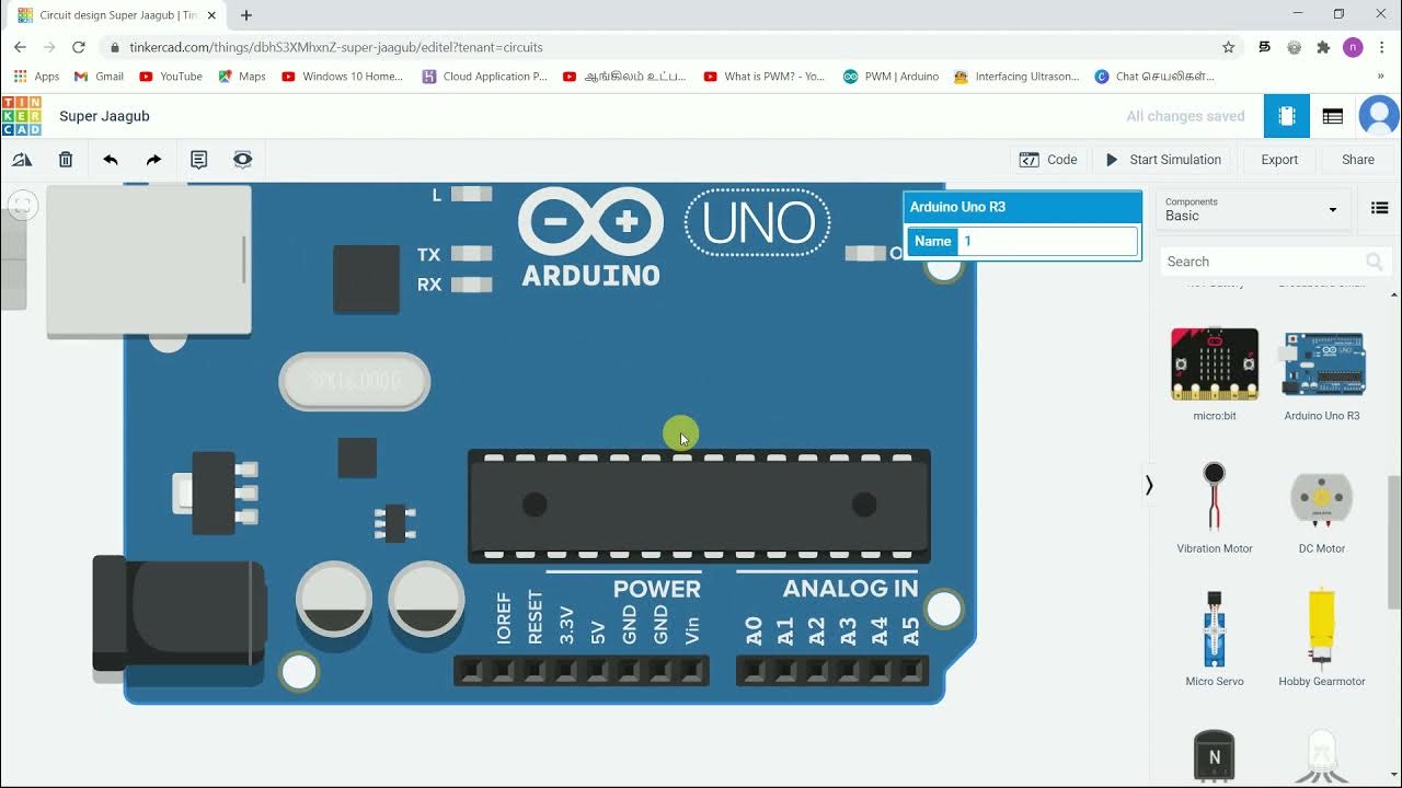 Arduino 05 - Create account in tinkercad and exploring its interface ...