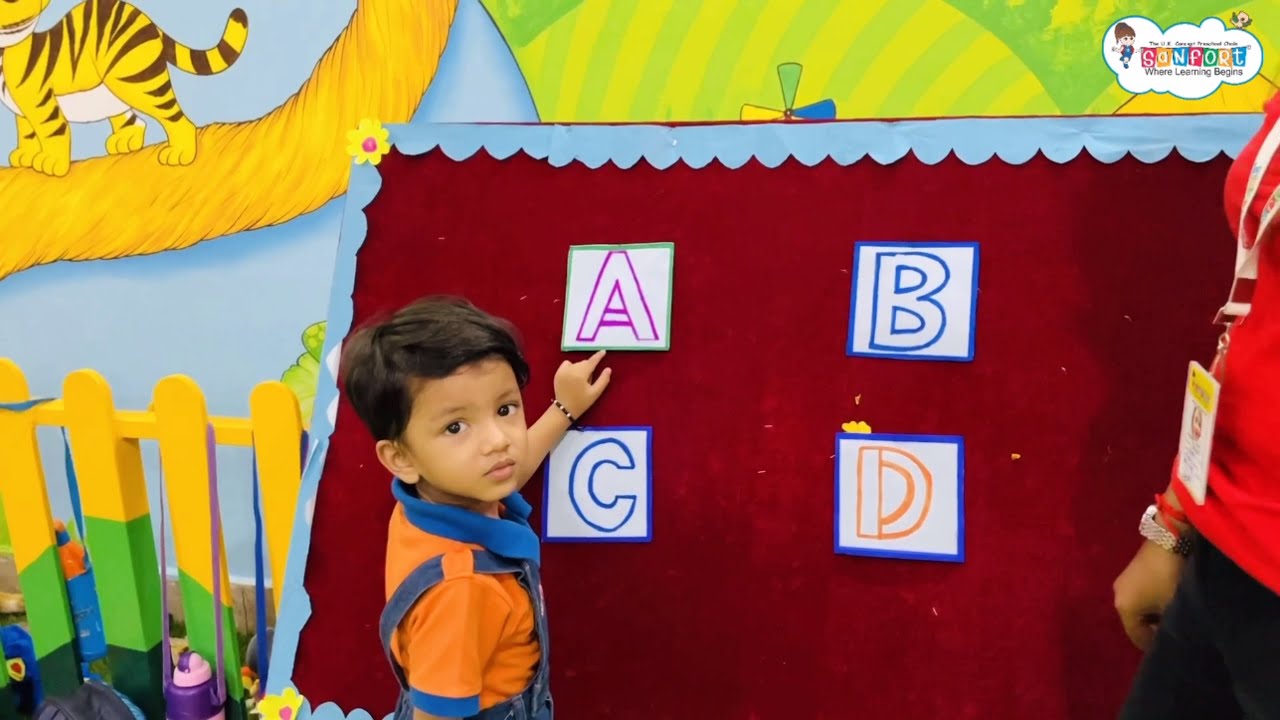 Recognition With Flash Card | Letter ABCD | Study with Activity ...